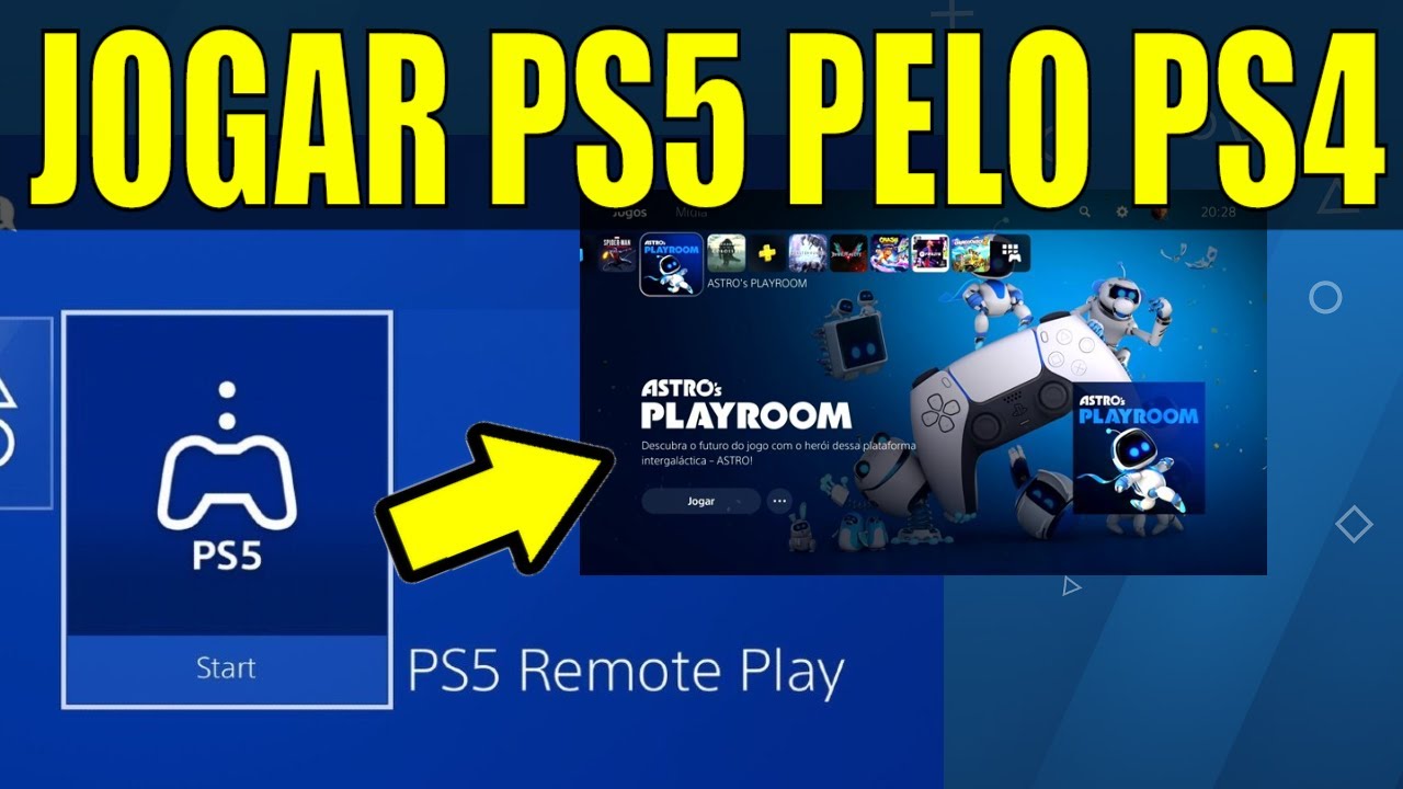 REMOTE PLAY DO PS5 PELO PS4 !!! COMO FUNCIONA !!! - YouTube