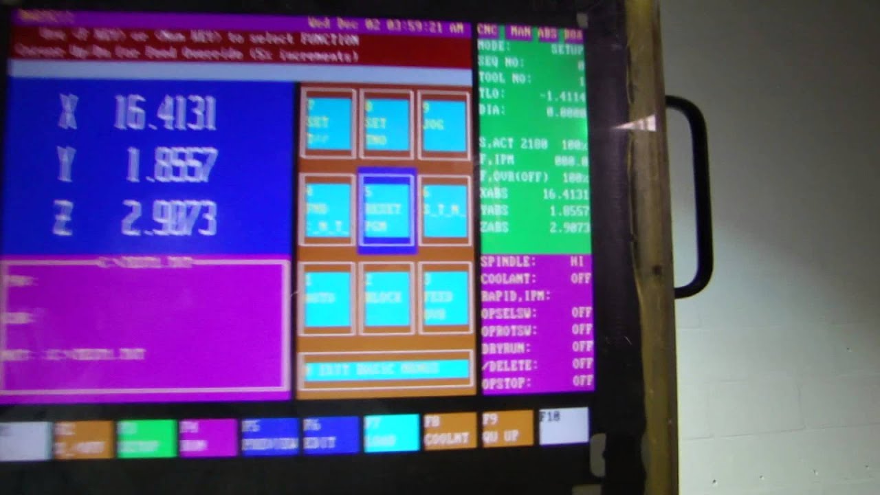 Bridgeport V2xt 3 axis cnc milling machine mill 9x48 dx32 w manuals ...