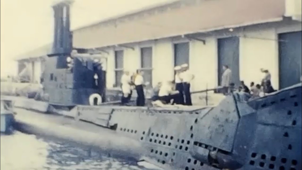 British Submarine Amphion Class Submarine 1957 In The Bahamas With ...