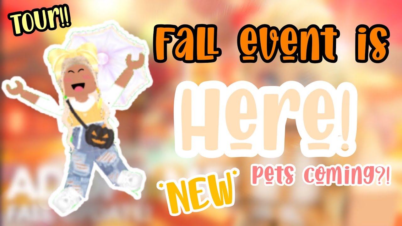 *NEW* FALL MAP || Adoptme Roblox - YouTube