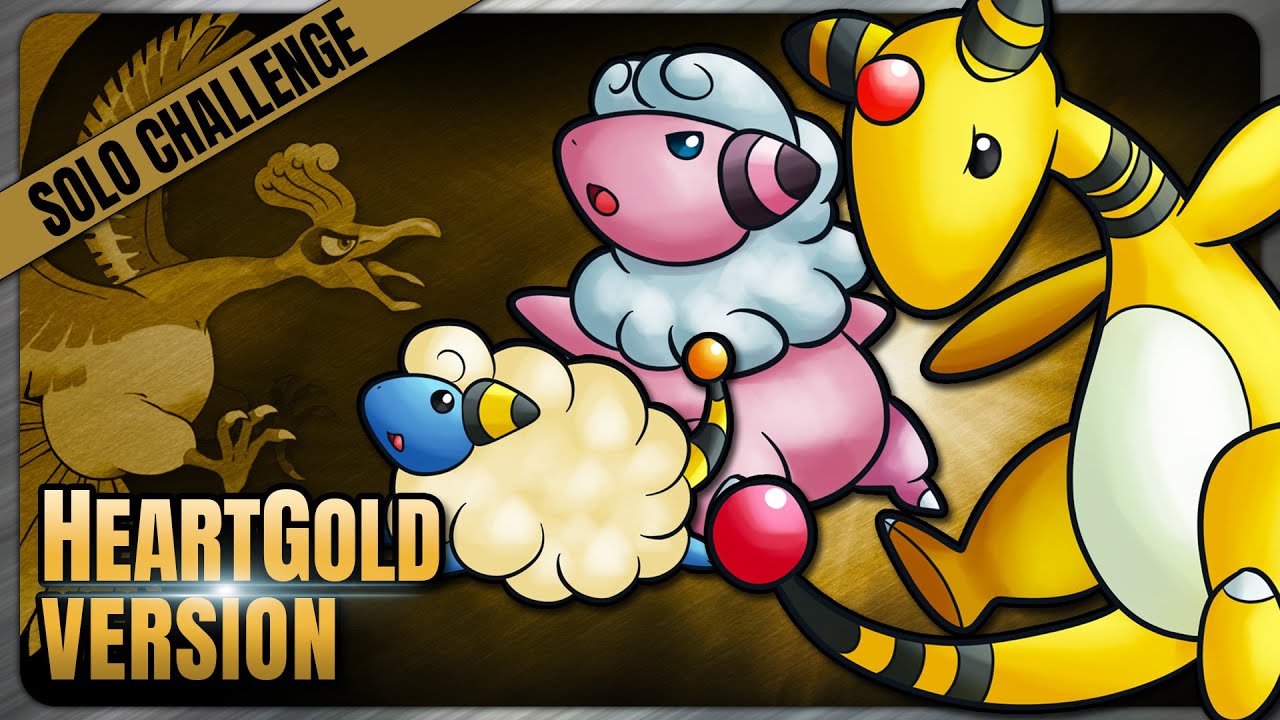 Ampharos-line Solo Challenge - Pokemon HeartGold - YouTube