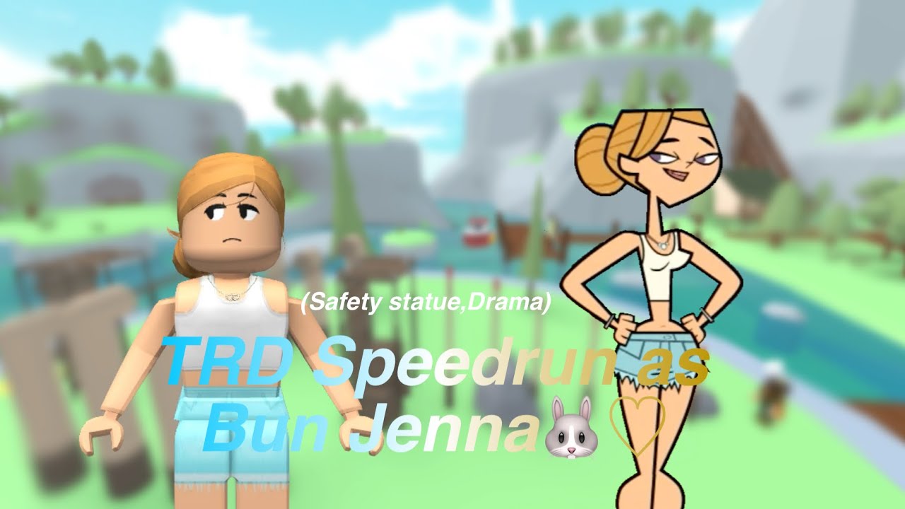 TRD Speedrun as bun Jenna! (safety statue,drama,teamers) - YouTube