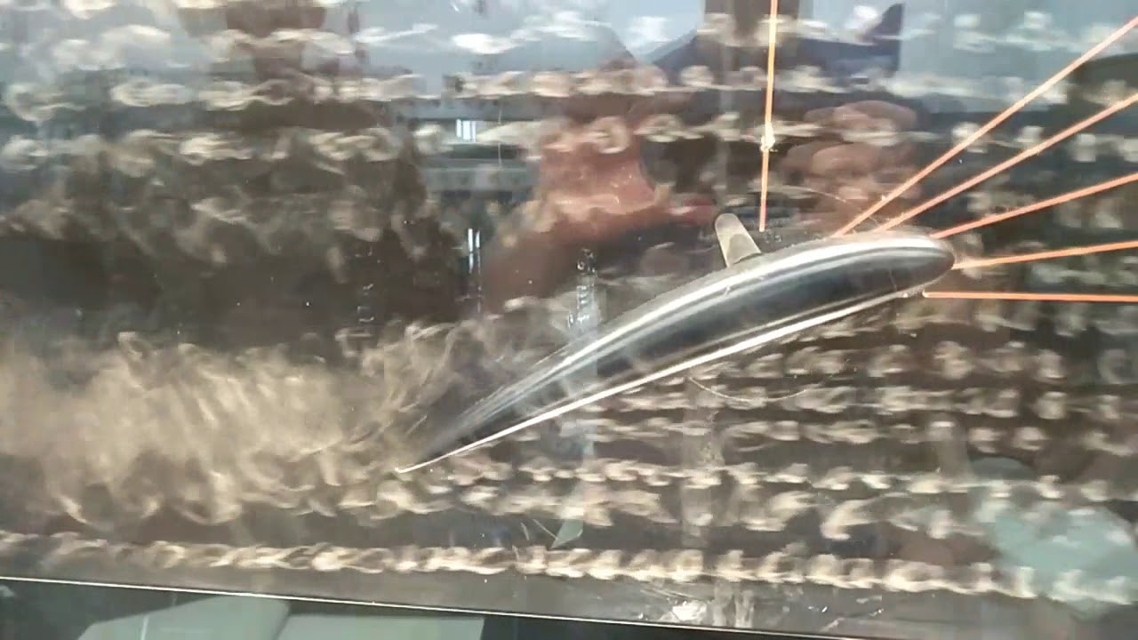 Wing Tip Vortex Smoke Visualization - YouTube