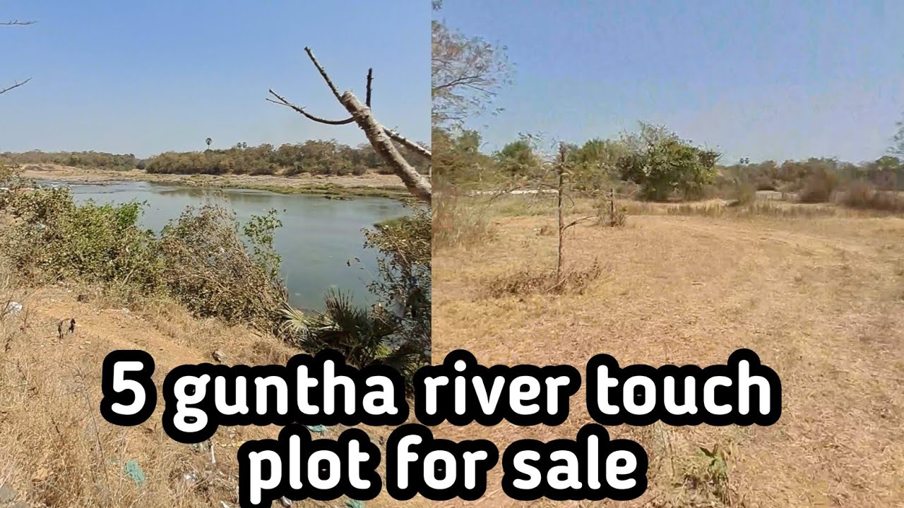 5 guntha river touch plot for sale in vangani ( done gav)#realestate # ...