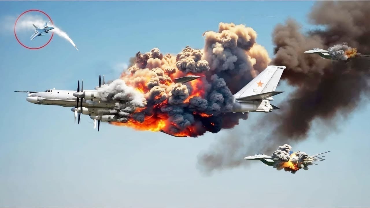 17 minutes ago! Seven Russian TU-95 bombers were shot down by Ukraine's ...