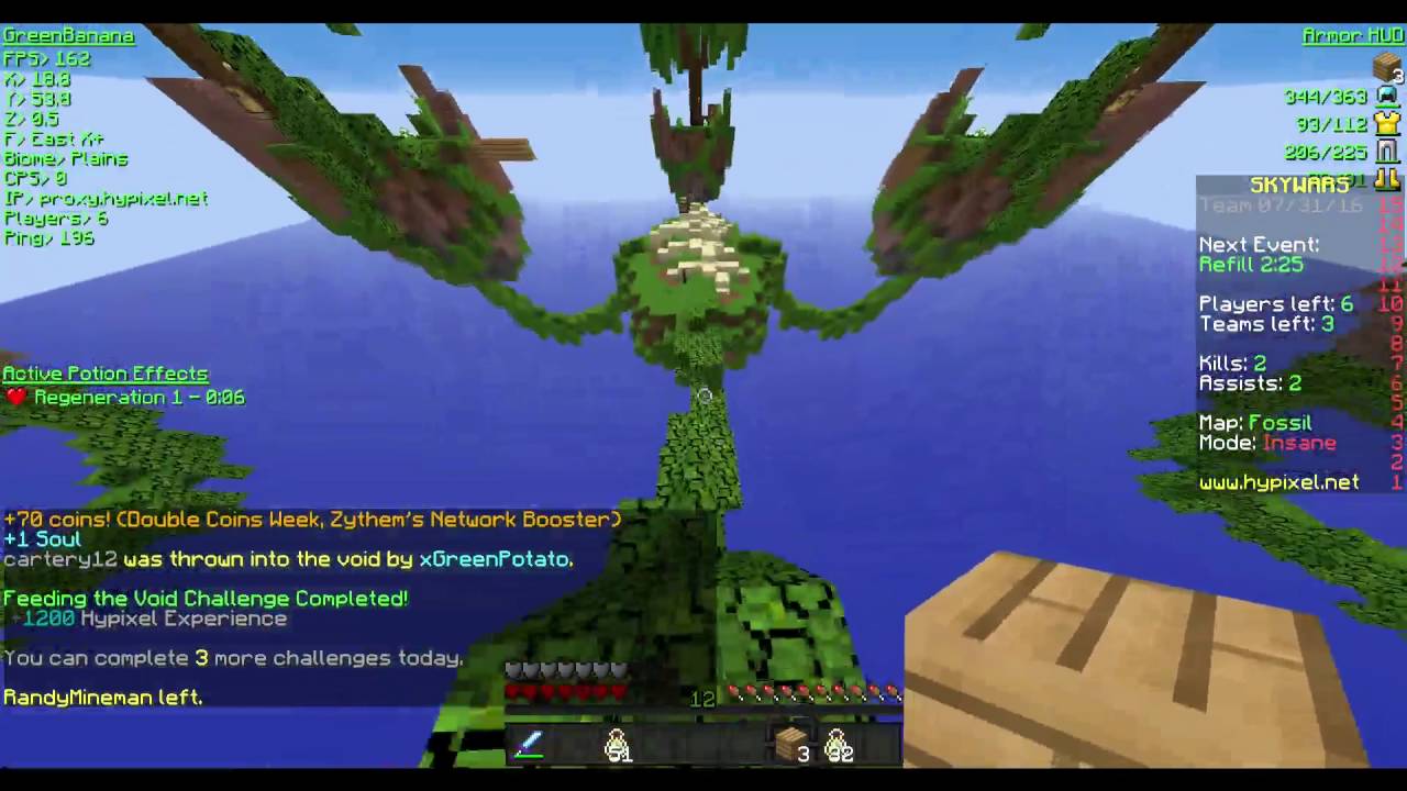 PIXEL CLICKER STREAM (skywars and blitz on hypixel) - YouTube