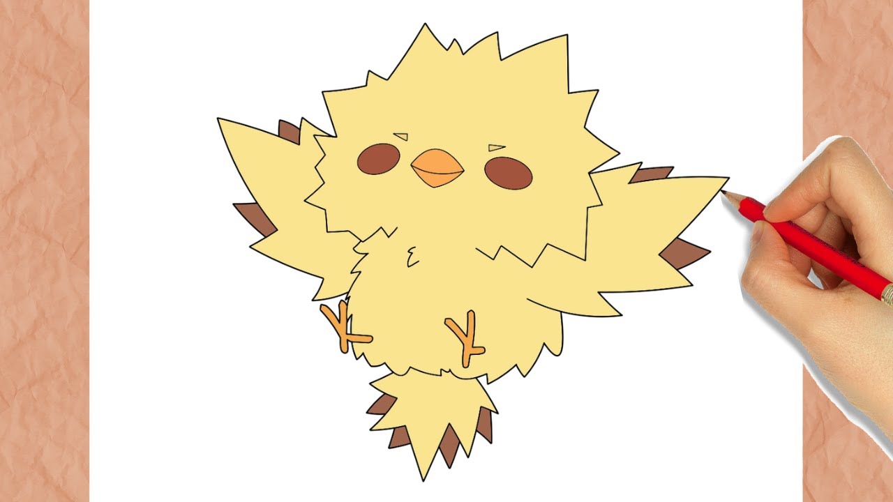 HOW TO DRAW POKÉMON ZAPDOS KAWAII - YouTube