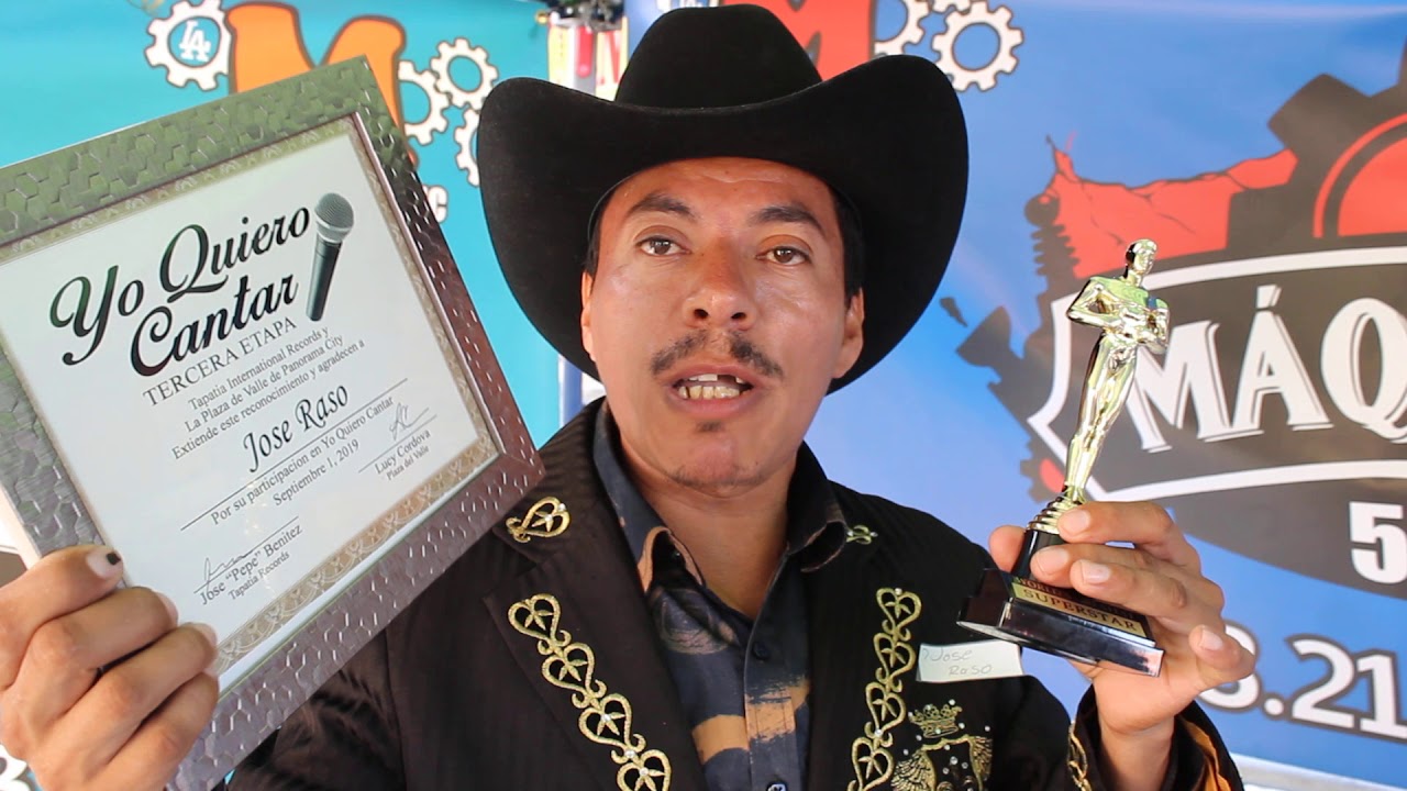 JOSE RASO (Primer lugar) Yo quiero cantar - YouTube