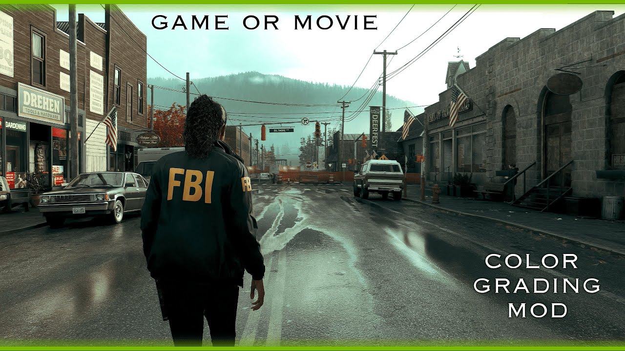 ALAN WAKE 2 : NEXT GEN COLOR GRADING GRAPHICS MOD RTX 4070 - YouTube