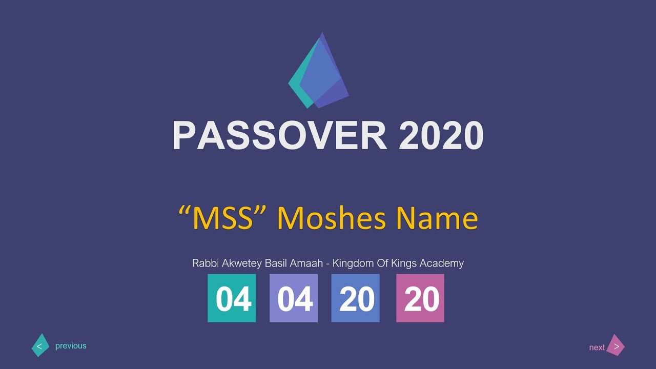 The Meaning of the name Moses - YouTube