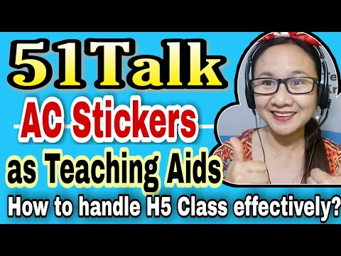51Talk AC Stickers as Teaching Aids - How to Handle AC class ...