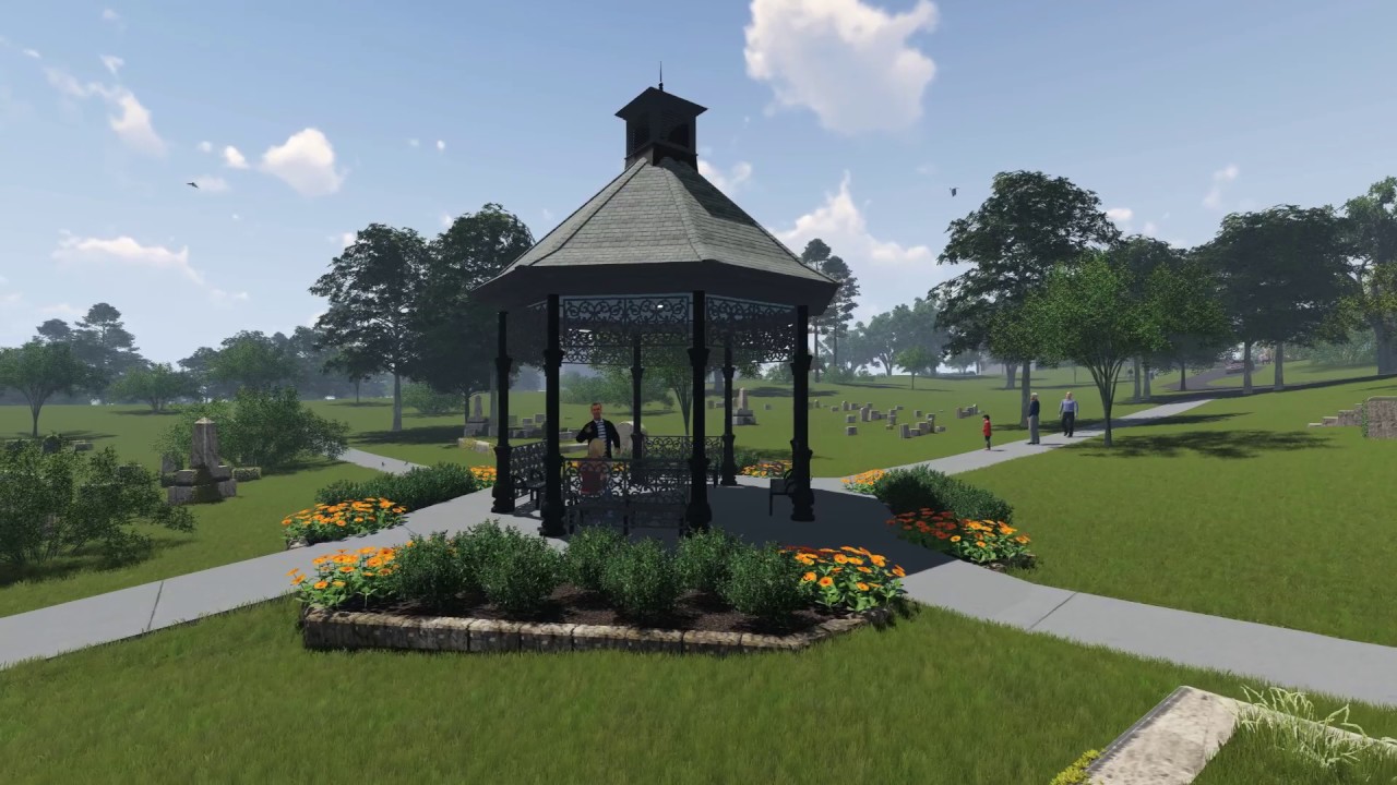 Oakland Cemetery Franks Memorial Gazebo - YouTube