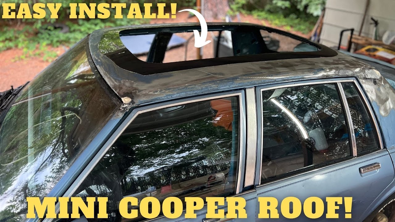 1989 Box Chevy Build! Ep.8 I put a Mini Cooper Roof on my Caprice! VERY ...