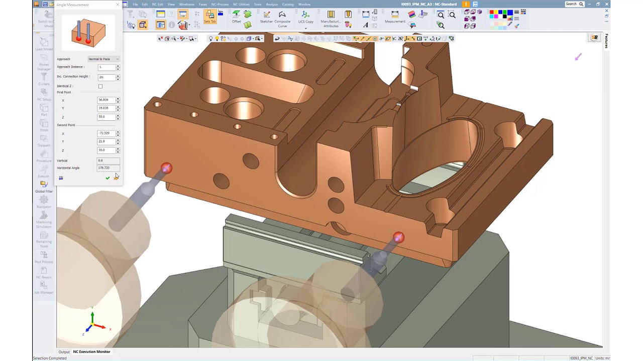 Cimatron 14 – Misurazioni nel Processo - YouTube