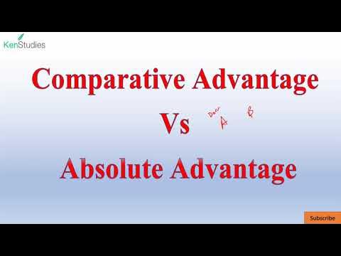 Comparative Advantage Vs Absolute Advantage Economics Concept - YouTube
