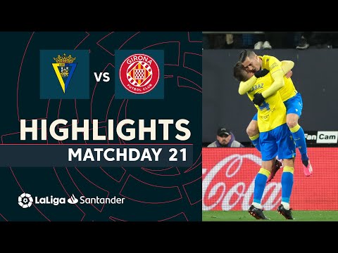 Resumen de Cádiz CF vs Girona FC (2-0)