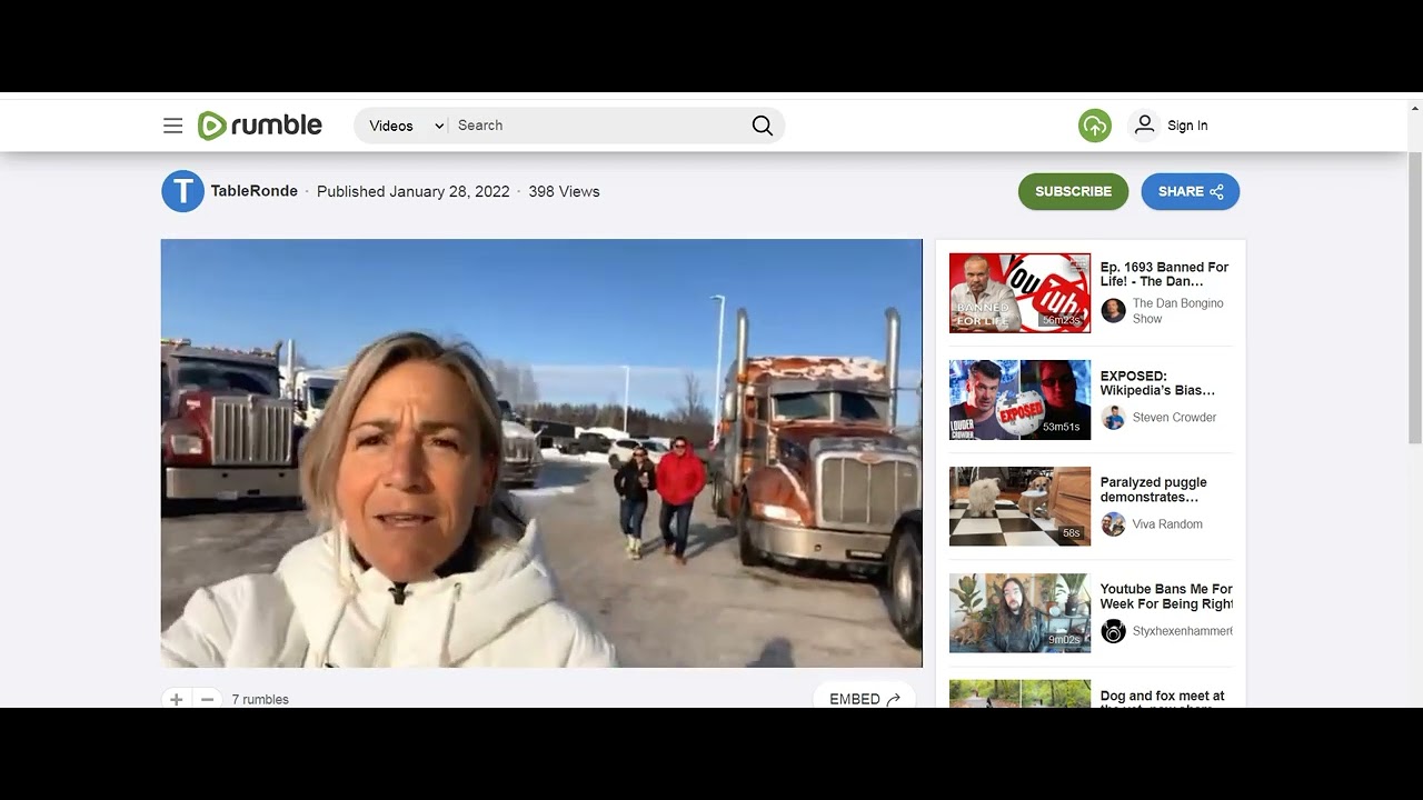 Camionneurs Josée Turmel 2022 01 28 Rte Lagueux - YouTube