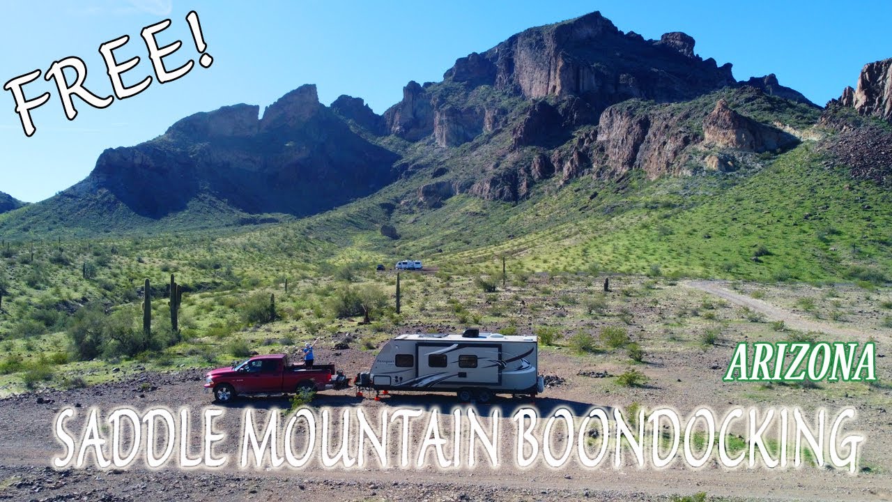 136 Most Beautiful Boondocking Spot in Arizona! Saddle Mountain BLM ...