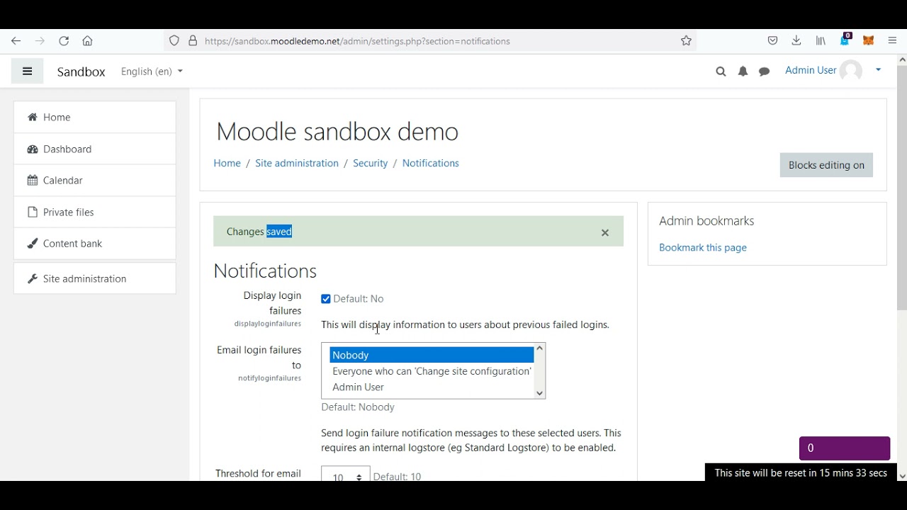 Moodle: Display & Email Login Failures - YouTube