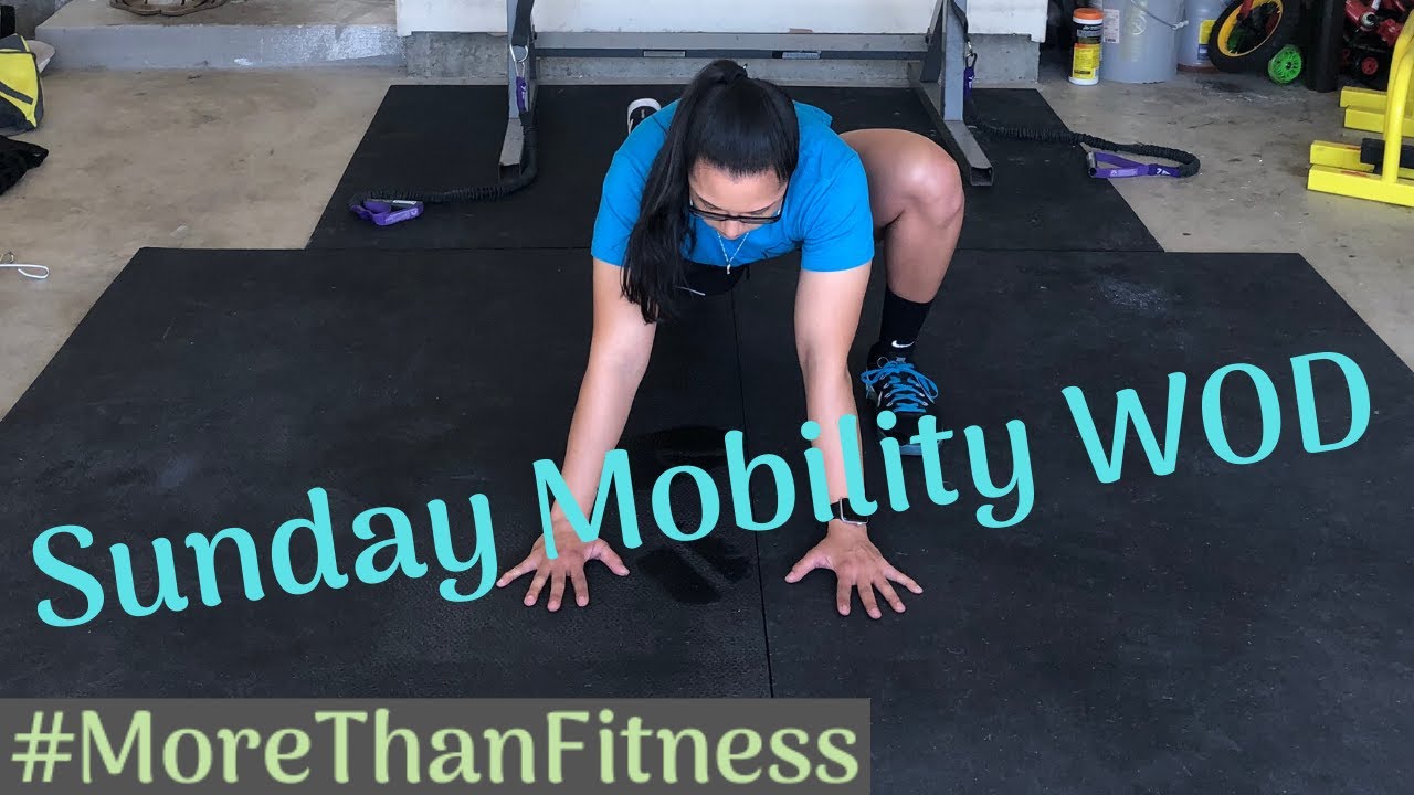 More Than Fitness HOME MOBILITY WOD!! Mobility Matters - YouTube