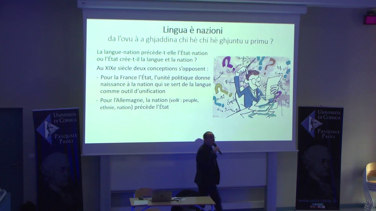 Alain di Meglio - Lingua Corsa, Lingua Naziunale - YouTube