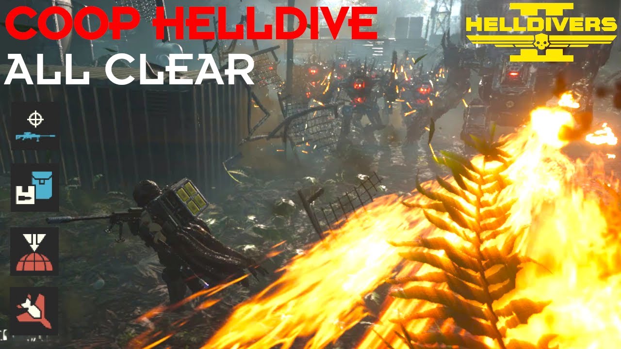 Helldivers 2 // Welcome to the Jungle - Automaton Coop Helldive - All ...