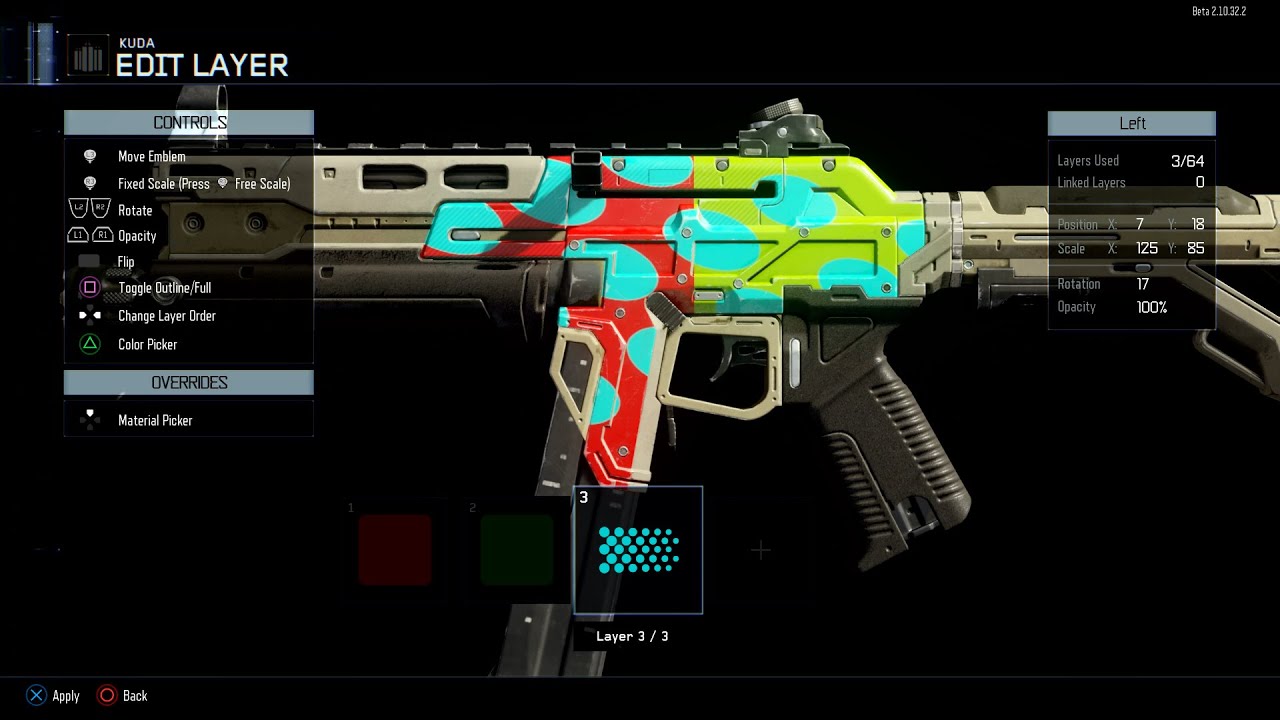 Call of Duty Black Ops 3 - Paint Shop Customization Gameplay - YouTube