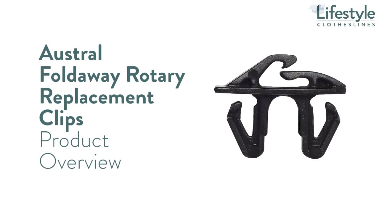 Austral Foldaway Rotary Clothesline Replacement Clips Overview ...