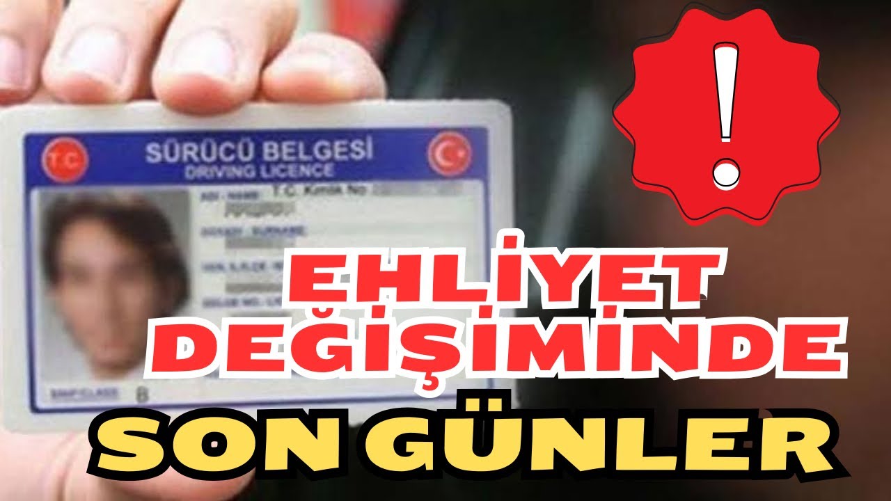EHLİYET NASIL DEĞİŞTİRİLİR | YENİ EHLİYET NASIL ALINIR - YouTube