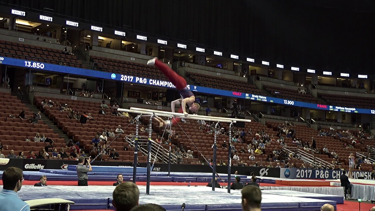 Riley Loos - Parallel Bars - 2017 P&G Championships Junior Men Day 1 ...