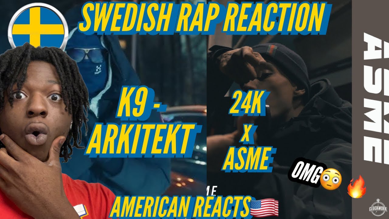 American Reacts to Swedish Rap!🇸🇪🔥 Ft. 24K, ASME, YASIN, STICKY K9 ...
