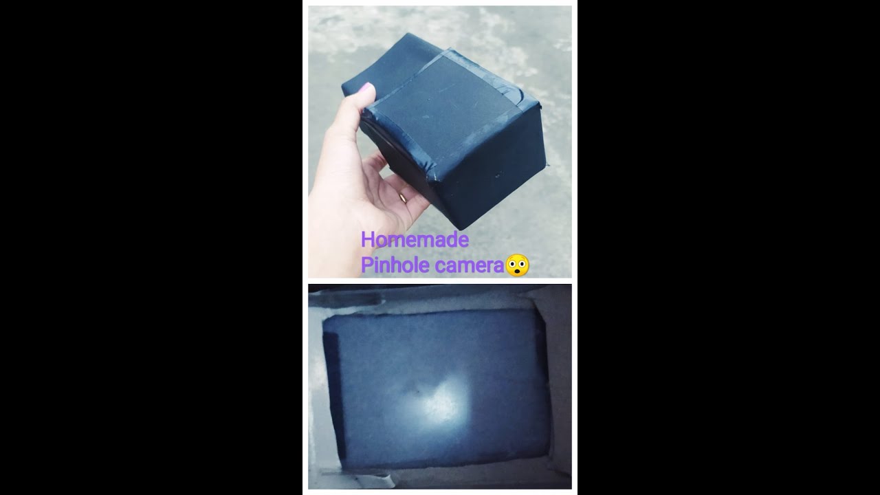 Diy pinhole camera || homemade pinhole camera || school project || best ...