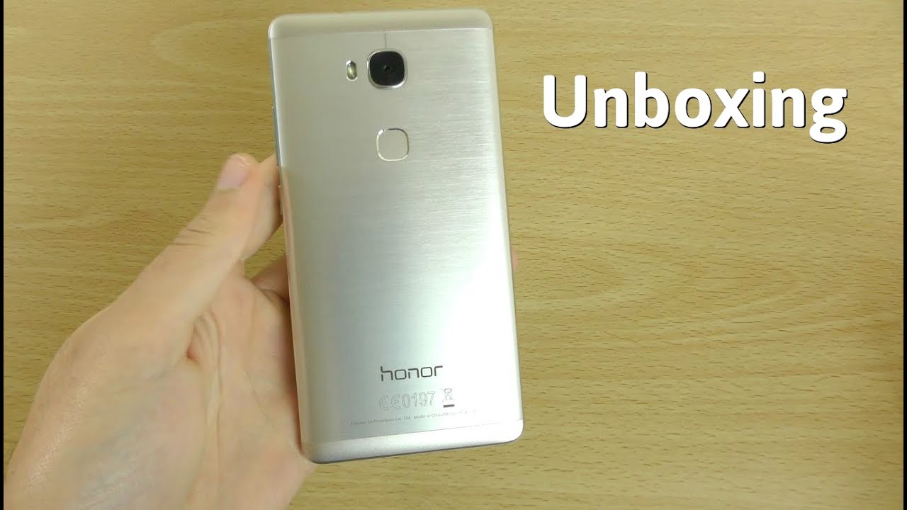 Huawei Honor 5X Silver - Unboxing & First Look! (4K) - YouTube