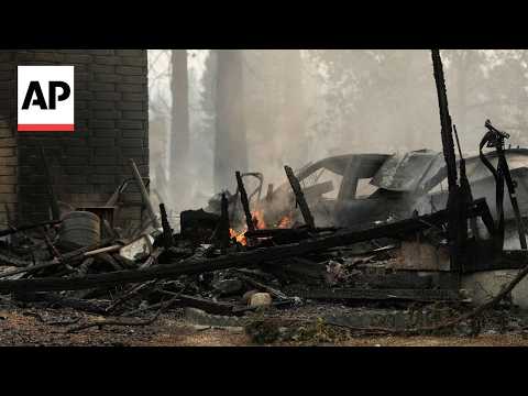 Video shows devastation in Spokane after Washington state wildfires