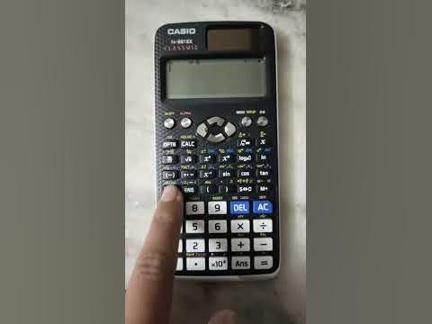 How to save any number in "Casio fx-991Ex Classwiz" capacitor - YouTube