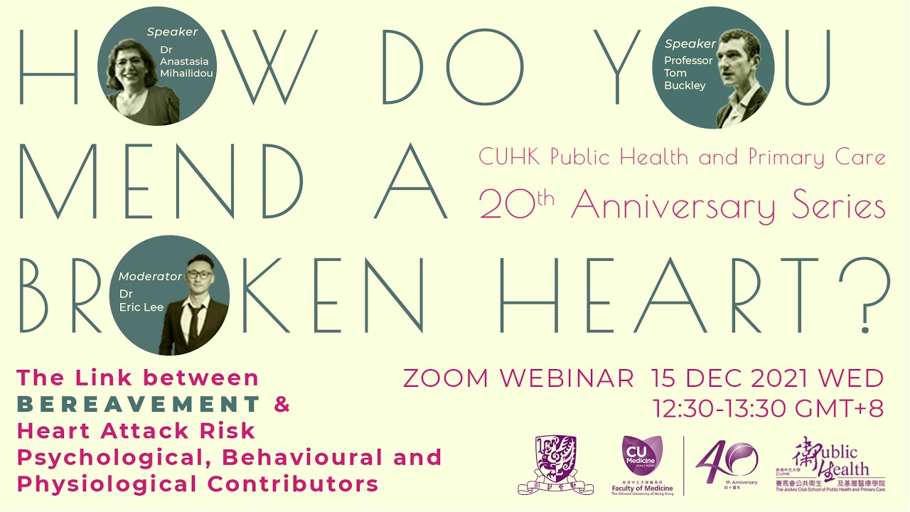 [Webinar] How Do You Mend a Broken Heart? The Link between Bereavement ...
