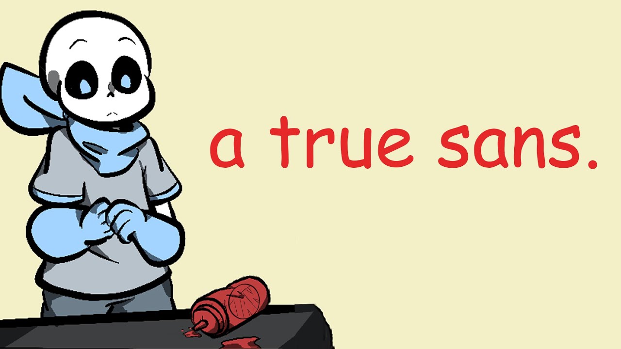 a true sans. Undertale Multiverse Comic Dub - YouTube