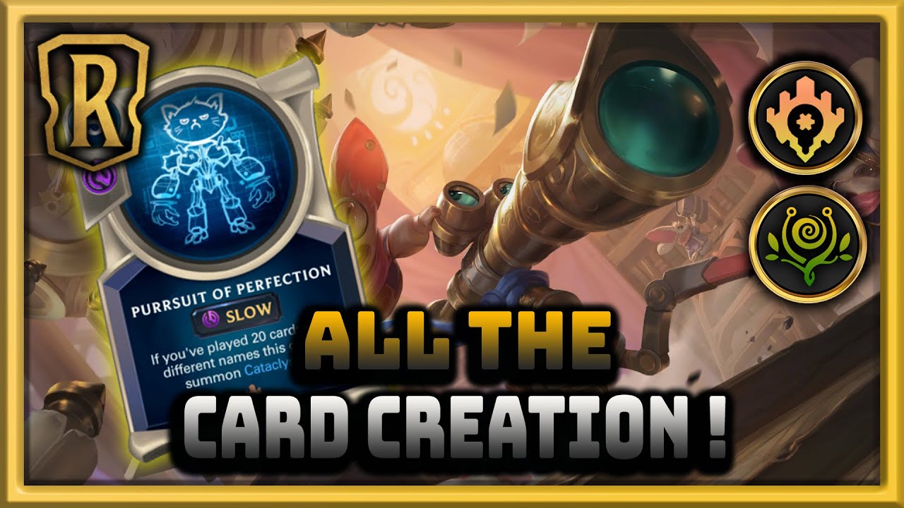 The Card Generation Is Insane! | Heimerdinger & Purrsuit of Perfection ...