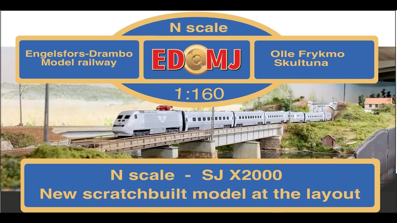 N Scale X2000 New At The Layout YouTube