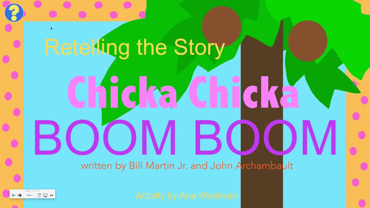 Preview Of Chicka Chicka Boom Boom Retelling Activity For The Preview Of Chicka Chicka Boom Boom Retelling Activity For The