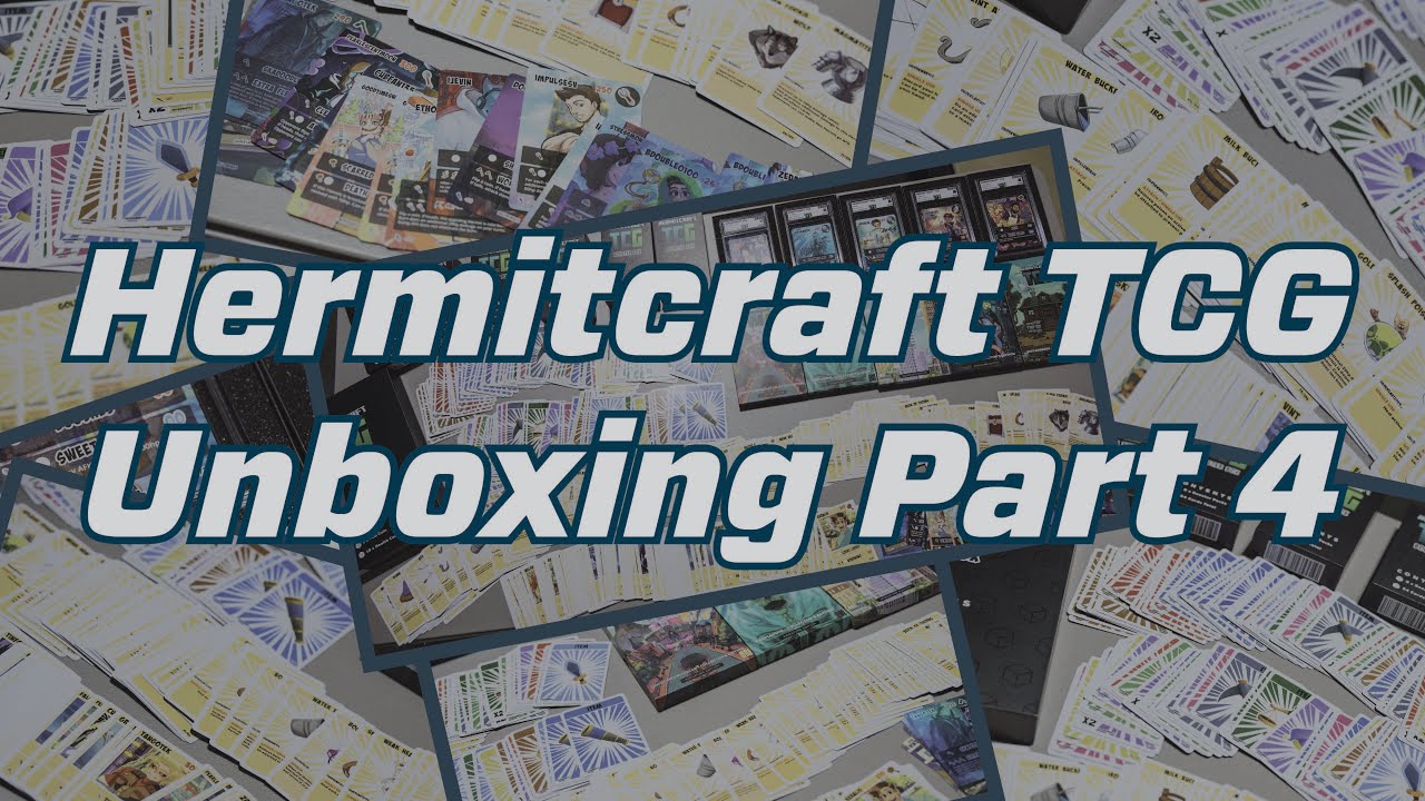 Hermitcraft TCG Card Unboxing pt 4 #creocards #tcg #hermitcraft # ...