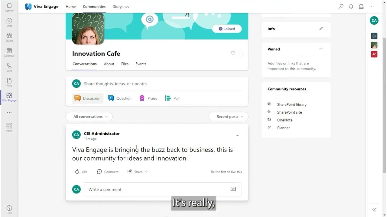 Microsoft 365 - User Demo - Viva Engage - Tips and Tricks - YouTube