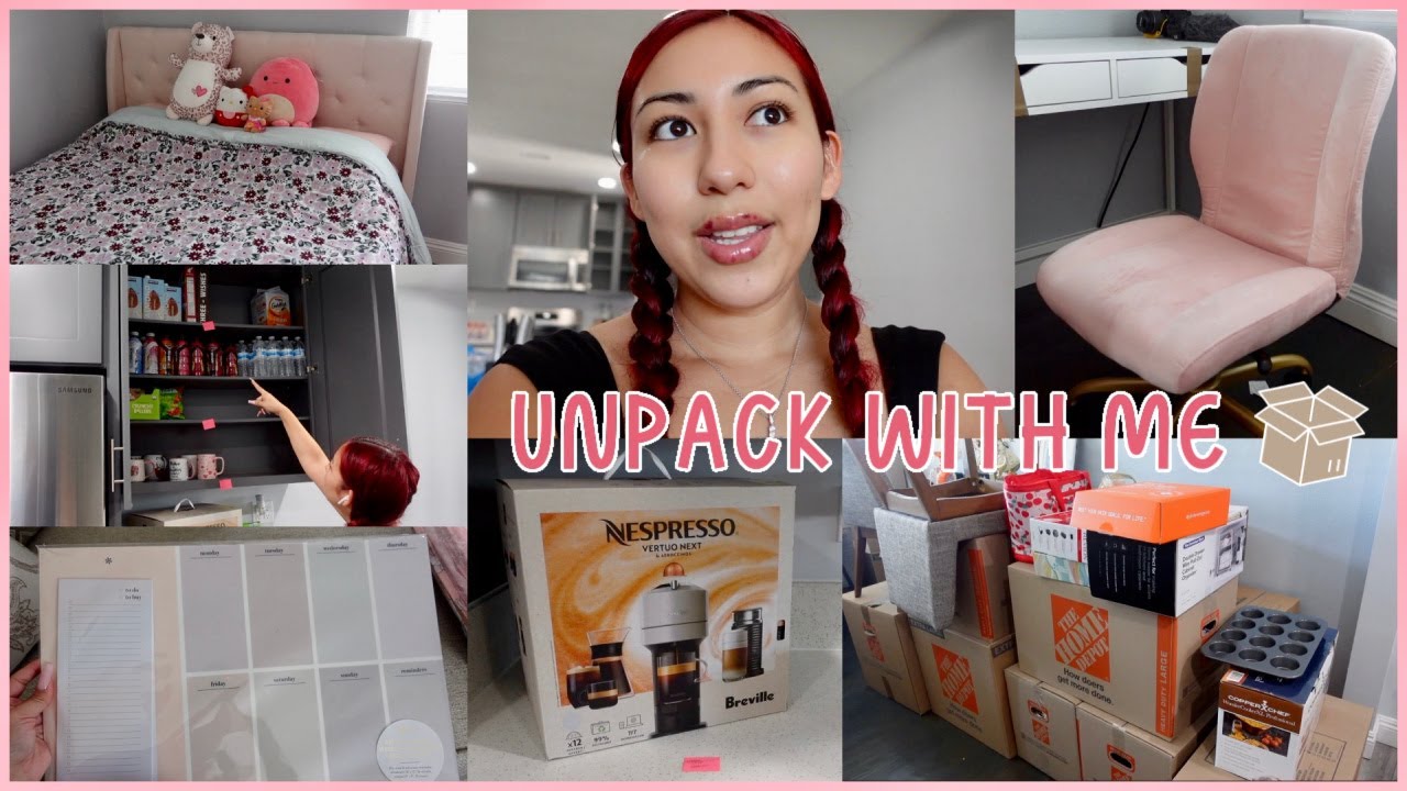 UNPACK WITH ME 📦 | moving to my new house + sharing some of my recent ...