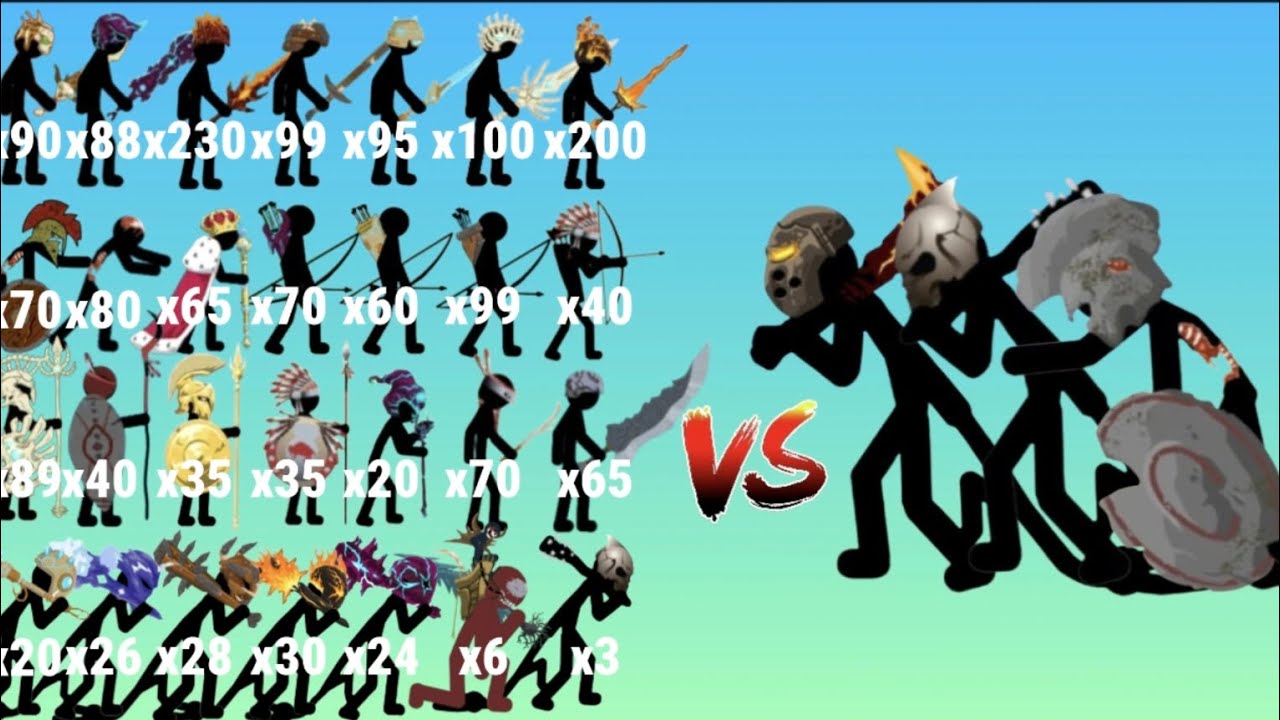 All Stick War Legacy Units VS 3 Super Final Bosses – Ultimate Power ...