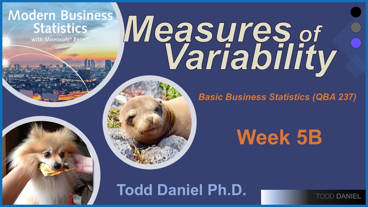 Measures of Variability, Variance, Standard Deviation, & Dispersion in ...
