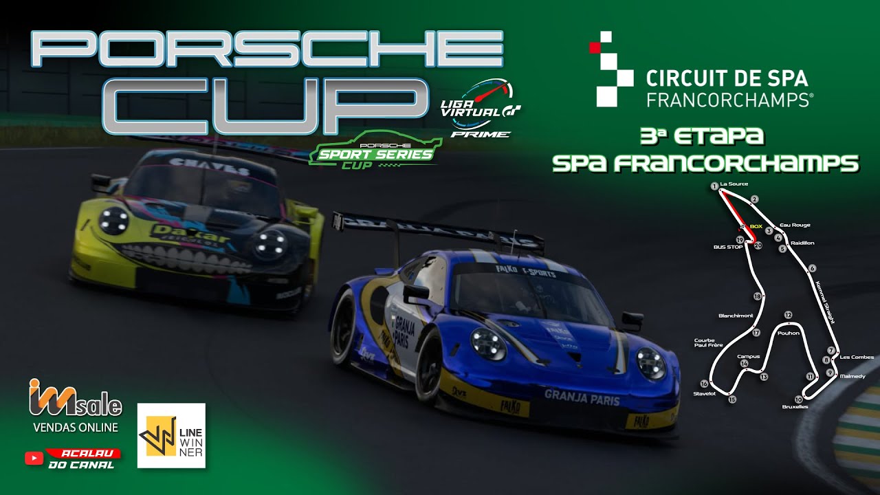 LIGA VIRTUAL GT PRIME | PORSCHE CUP | SPORT SERIES | 3ª ETAPA | 8ª ...