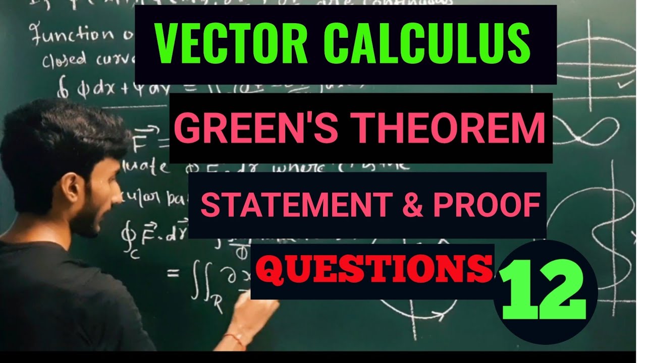 12 Green'sTheorem||Vector calculus ||Proof of Green's Theorem #green ...