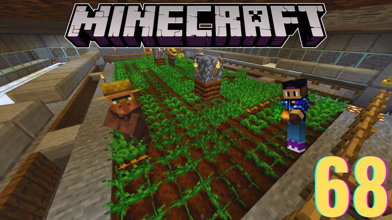 FARM DE ALDEÃO | MINECRAFT #68 - YouTube