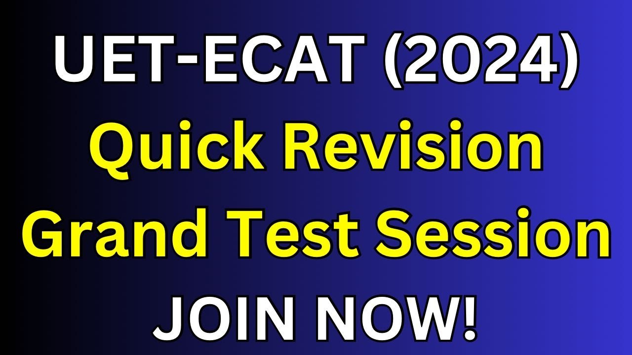 NUST NET Test Preparation I UET Entry Test Preparation I NUST Test ...