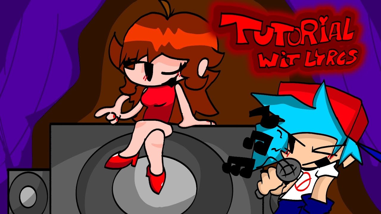 TUTORIAL with LYRICS (FNF cover) - YouTube